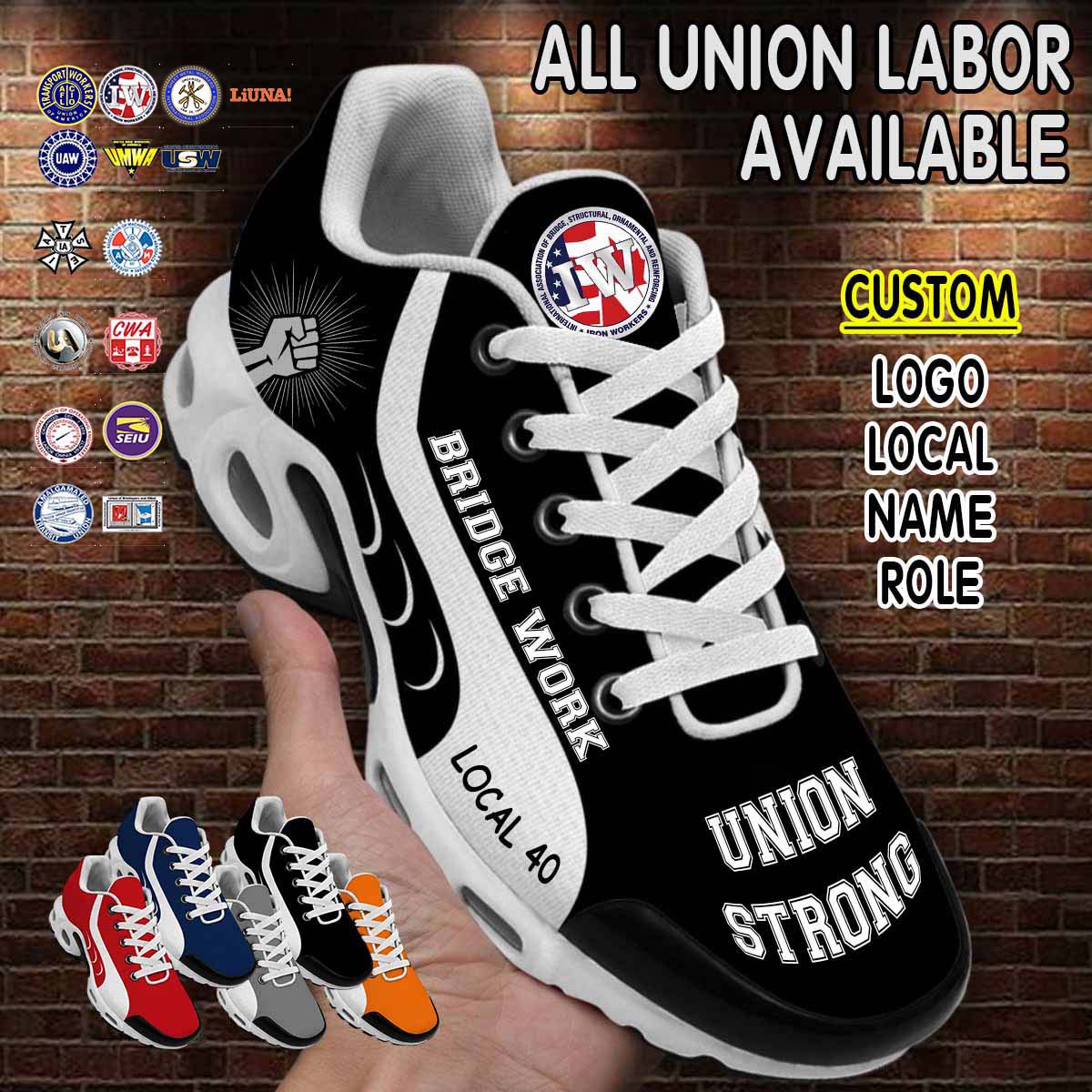 Custom Union Labor_Union Strong V1 SolidStep Air Sneaker - Premiory ...